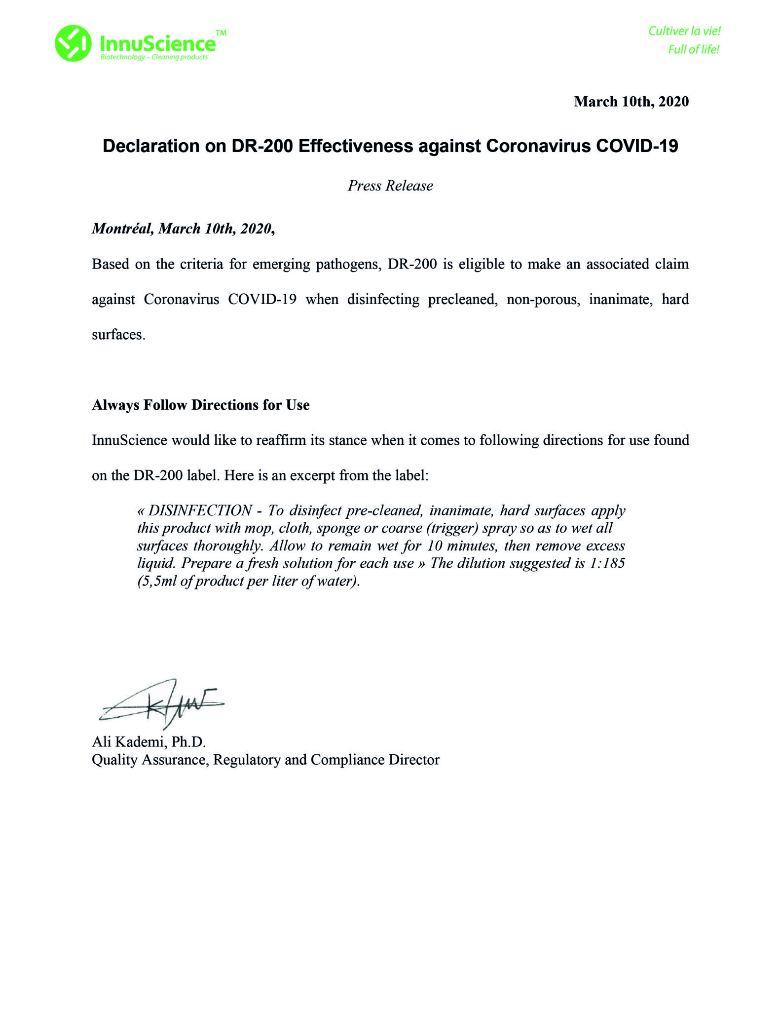 COVID 19 – Pace Seychelles